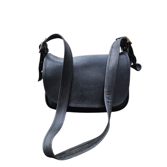 Coach | Bags | Vintage Coach 995 Patricias Legacy Black Leather Flap ...